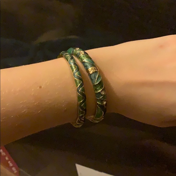 Jewelry | Jade Lacquer Bangles | Poshmark